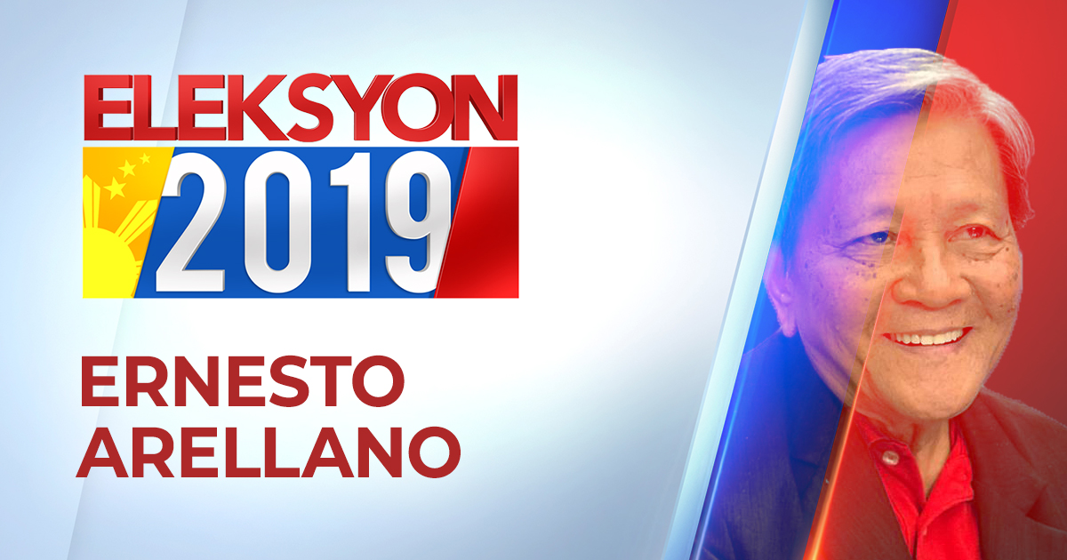 ARELLANO, Ernesto | Eleksyon 2019 | GMA News Online