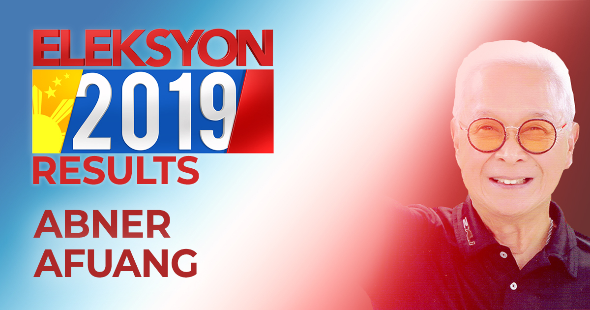 AFUANG, Abner | Senatorial Results | Eleksyon 2019 | GMA News Online