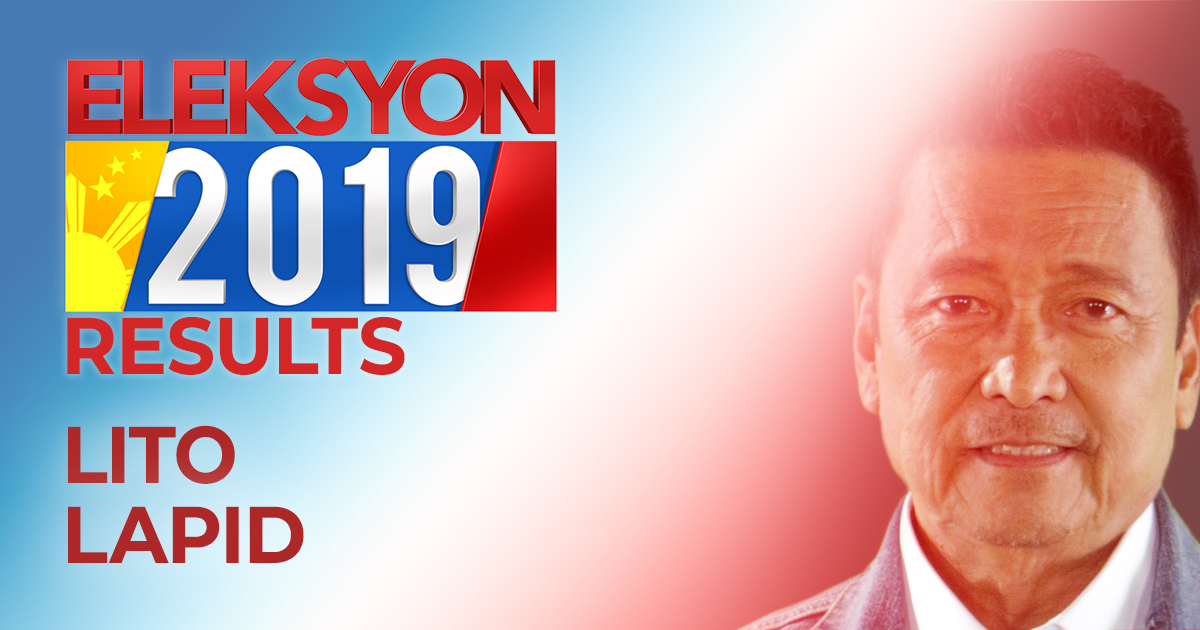 LAPID, Lito | Senatorial Results | Eleksyon 2019 | GMA News Online